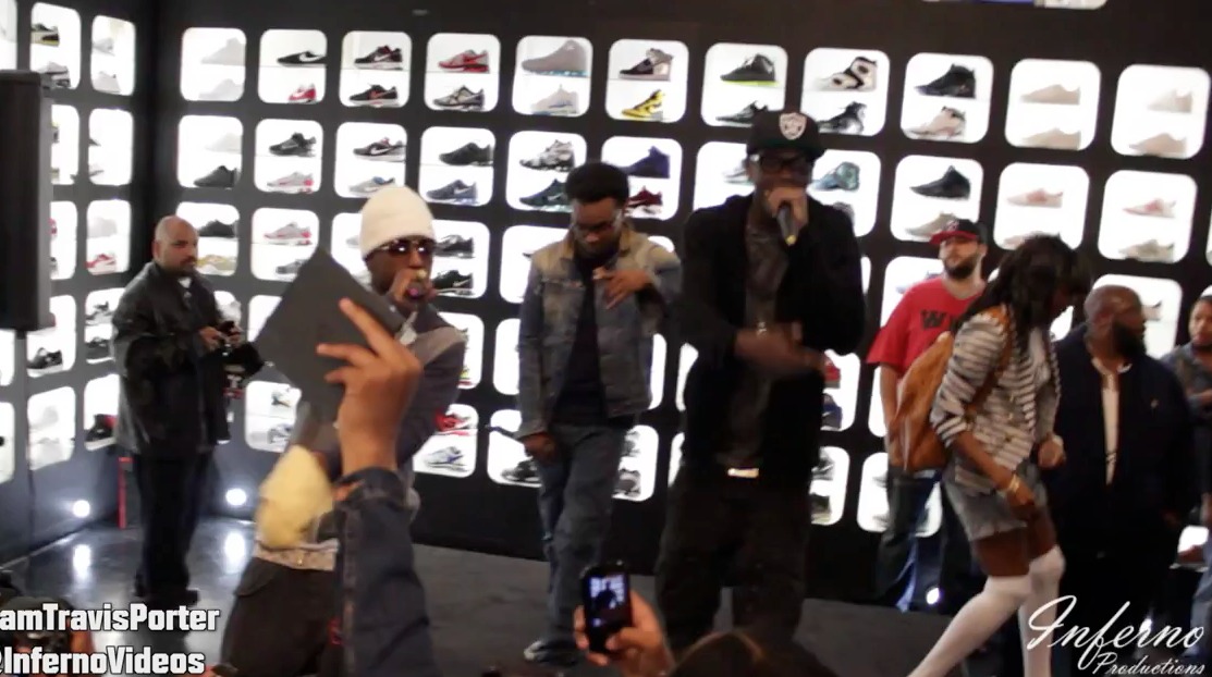 Travis Porter (@IamTravisPorter) Performance at @DJDiamondKuts Clothing ...