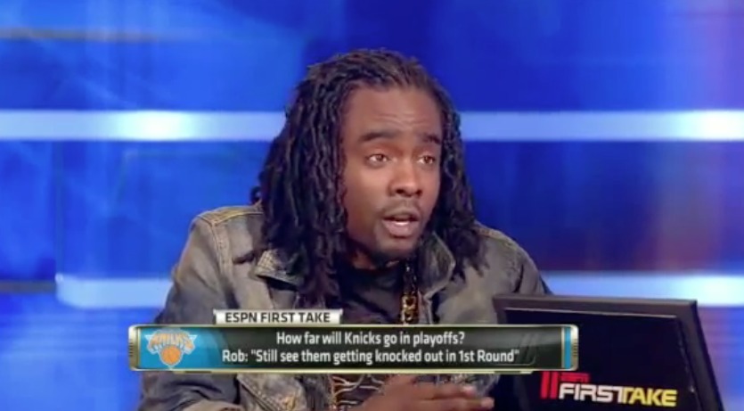 Wale vs Skip Bayless on ESPN First Take (They Debate About The Knicks ...