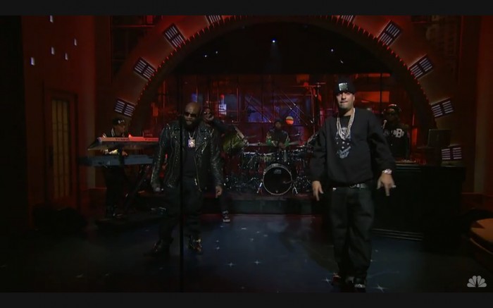 Rick Ross & French Montana Perform “Nobody” on Late Night with Seth ...
