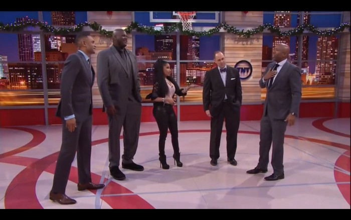 Nicki Minaj x Shaq x Kenny Smith x Grant Hill x Ernie Johnson – NBA On ...