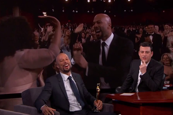 Common Explains To Jimmy Kimmel Why He Curved Oprah’s High-Five At The ...