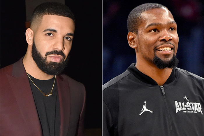 Drake Shows Love to KD After Injury During Finals Game | Home of Hip ...