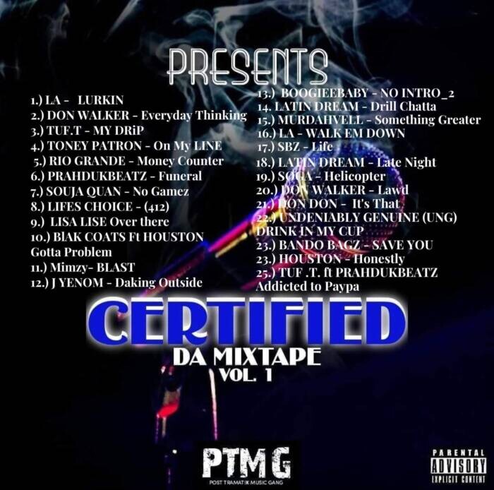 CERTIFIED MIXTAPE VOL1 Hosted by JoshfromYNC & TUF.T
