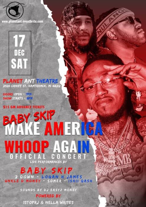 Detroit Artist Baby Skip MAWA Tour Starts with Headliners Logan H James ...