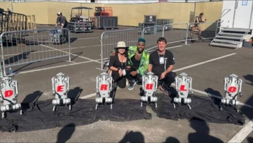 TLC Creative surprised fans by introducing dancing robot dogs with ...