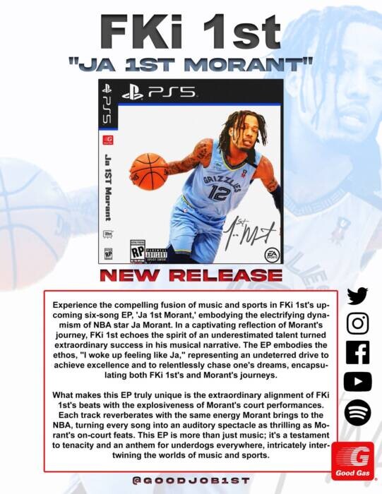 FKi 1st Drops New EP ‘Ja 1$t Morant’ | Home of Hip Hop Videos & Rap ...