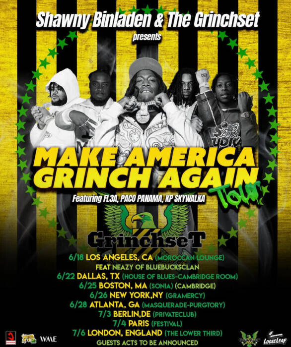 SHAWNY BINLADEN ANNOUNCES 2025 ‘MAKE AMERICA GRINCH AGAIN’ TOUR | Home ...