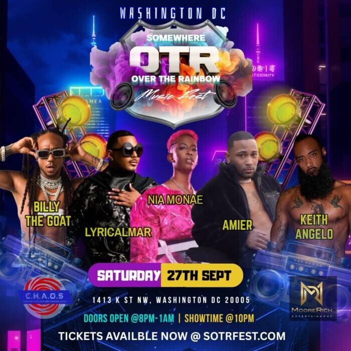 OTR MUSIC FEST Heads to Washington, DC for a Night of Music, Culture ...